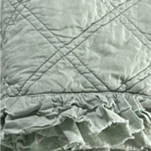 Threshold | Bedding | New Threshold Vintage Ruffle Standard Sham Pale ...